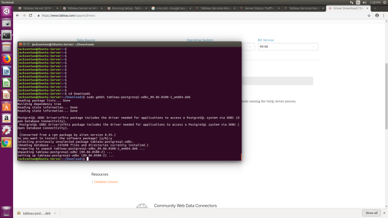 Installing Tableau Server on Linux (Ubuntu LTS 16.04) – Jackson Two