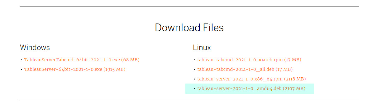 Installing Tableau Server on Linux – Tableau 2021.1 Edition – Jackson Two